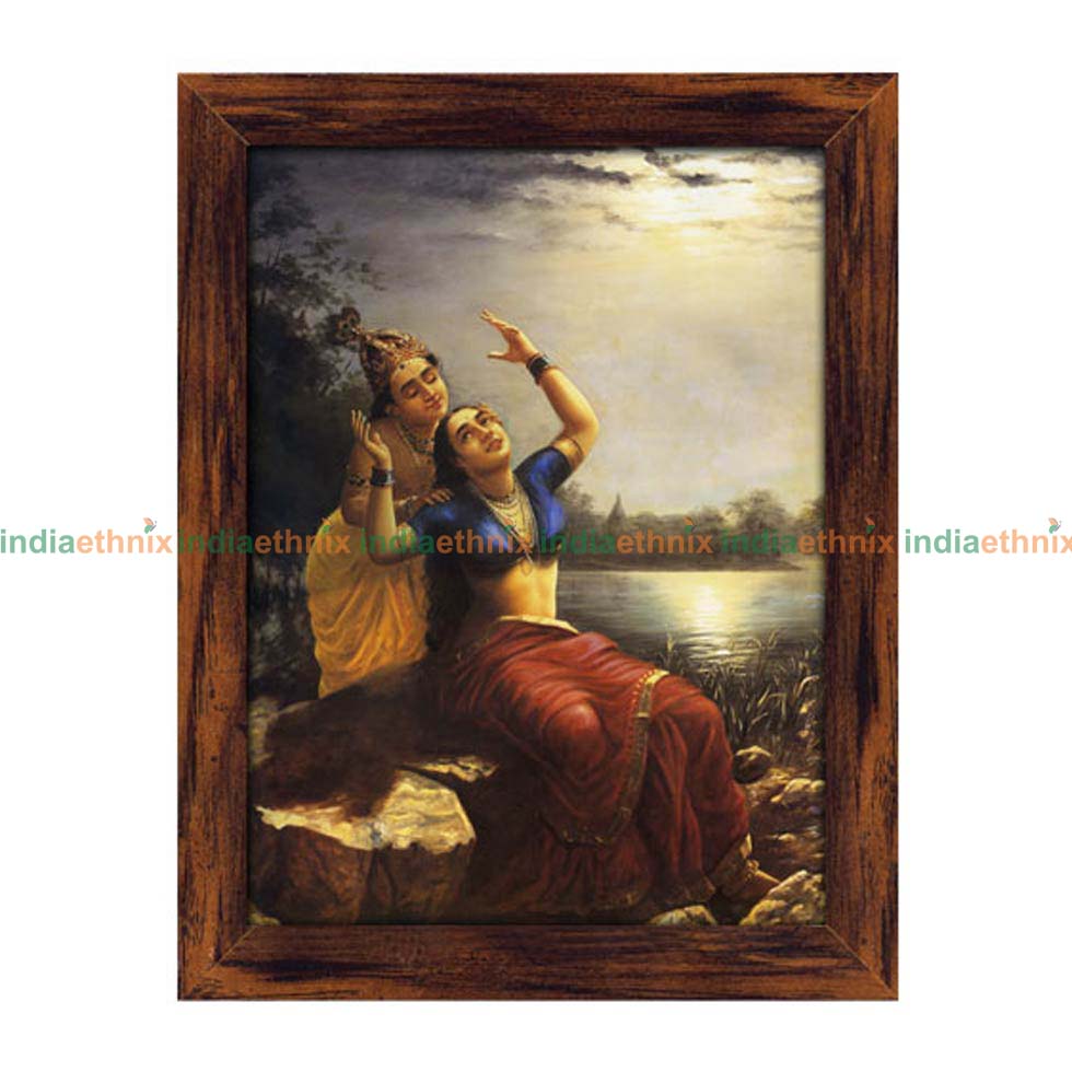Raja Ravi Varma Krishna Radha Paintings