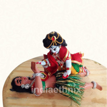 Cultural Dolls Krishna Lifting Govardhana Giri | Indian Dolls