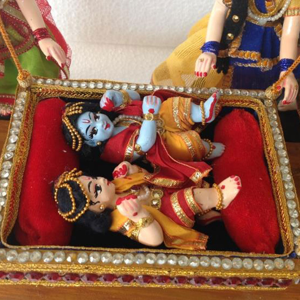 Cultural Dolls Balarama krishna in Cradle | Indian Dolls